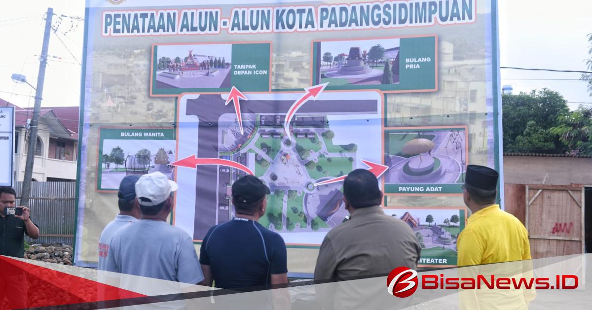 Pembangunan Alun-alun Kota Padangsidimpuan Dimulai