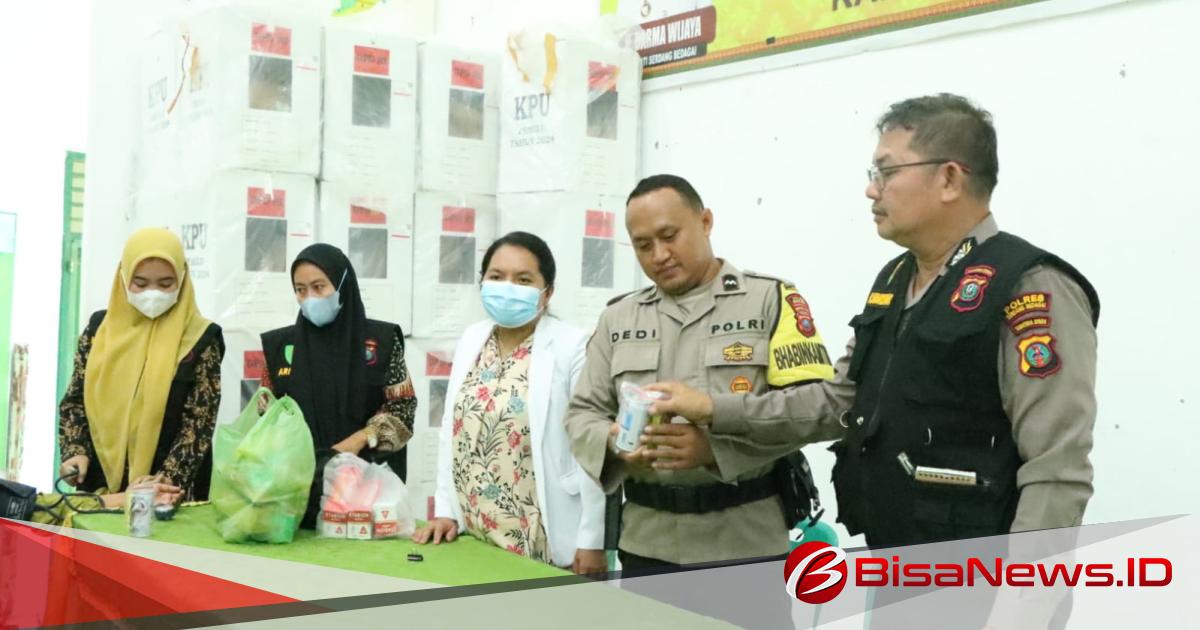 Polres Sergai Cek Kesehatan Personel Dan PPK