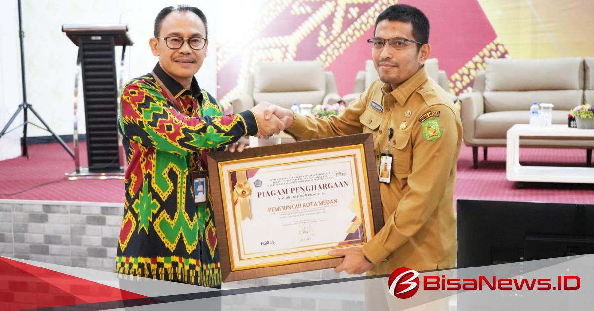 Pemko Medan Raih Penghargaan Sebagai Pemerintah Daerah Penyalur KUR Tertinggi 2023